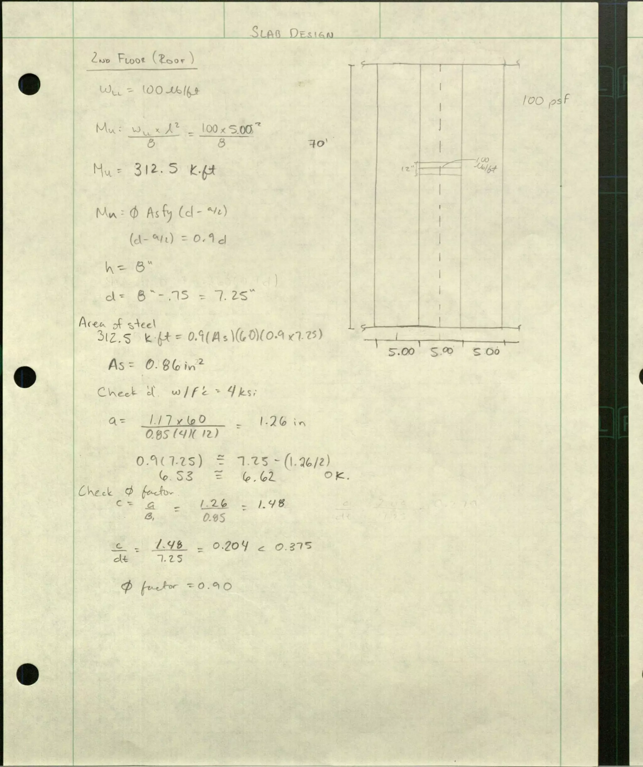 Structural calculations (conections and slab) | PDF | Physics | Science