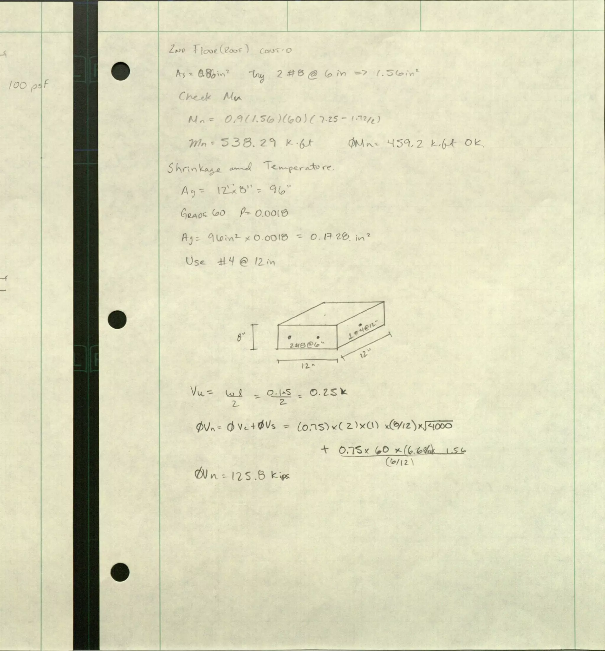 Structural calculations (conections and slab) | PDF | Physics | Science