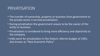 Structural change of indian export | PPTX