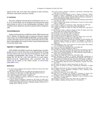 Structural characterization and cytotoxicity studies of ruthenium(ii)–dmso–chloro | PDF