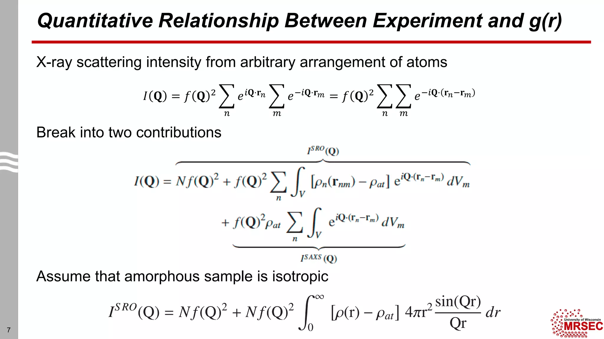Amorphous Materials: Structural Principles and Characterization | PDF