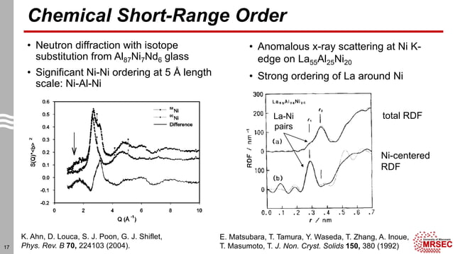 Amorphous Materials: Structural Principles and Characterization | PDF