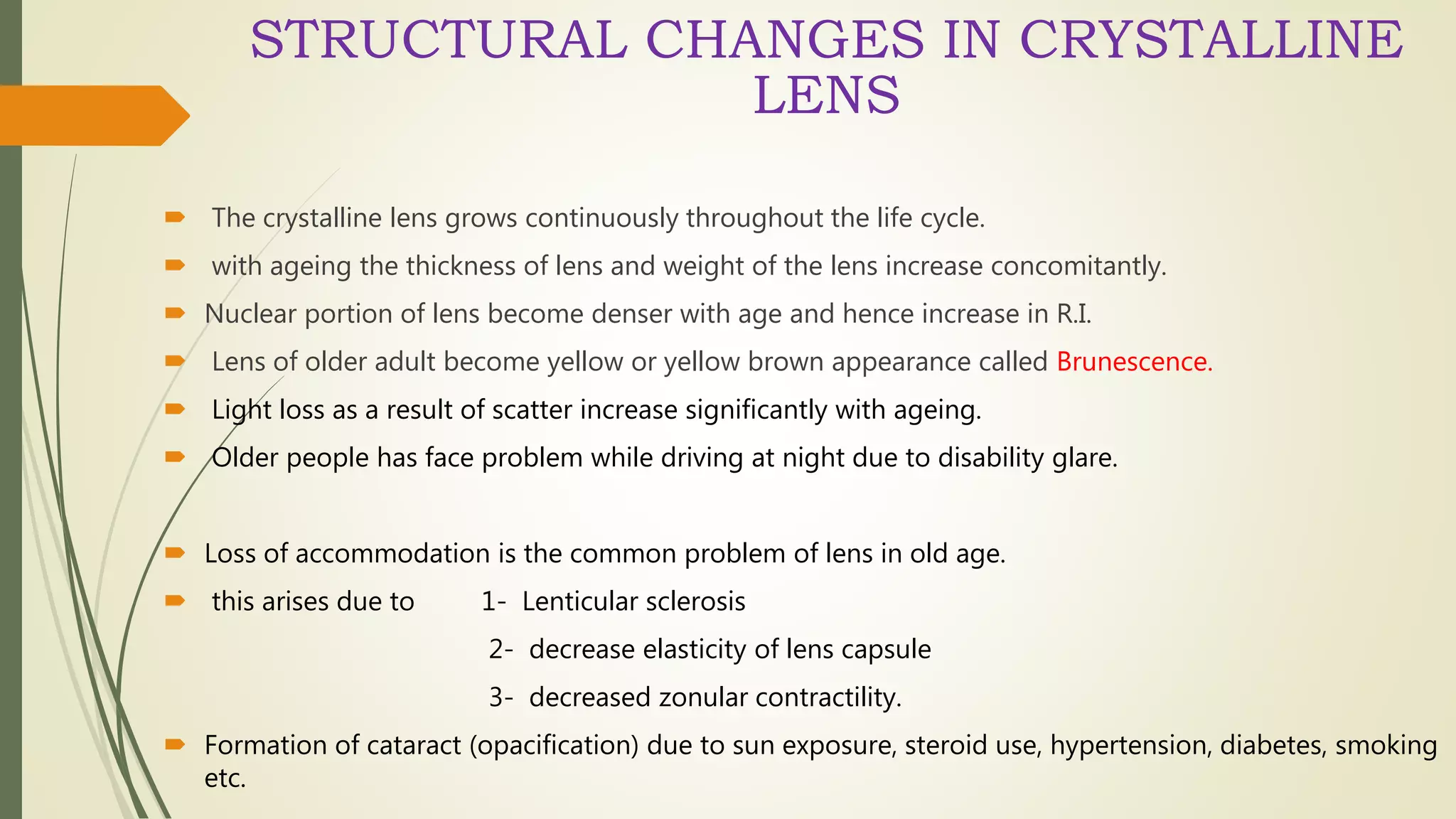 Structural cnanges in the eyes by rb | PPTX