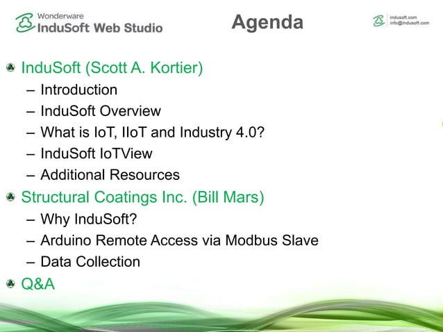 IoT solutions with InduSoft Web Studio and Arduino in Coating Processes ...