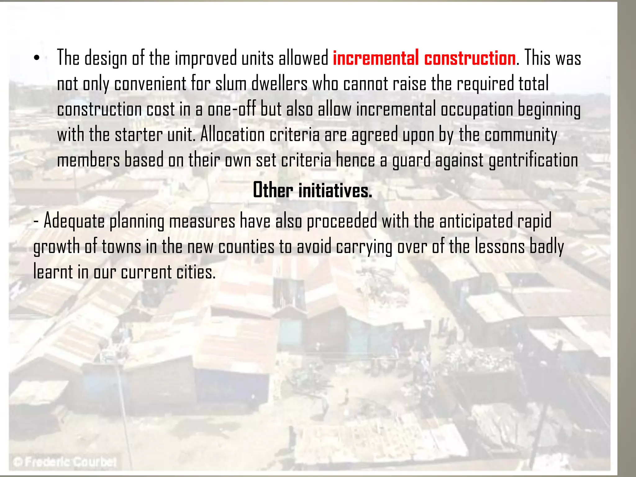 Slum Upgrading project | PDF