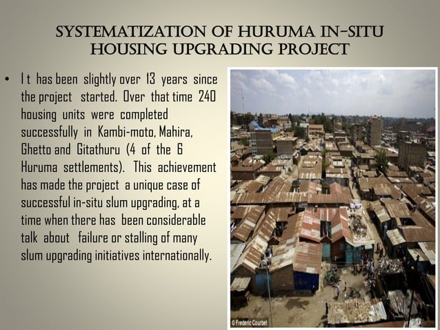 Slum Upgrading project | PDF