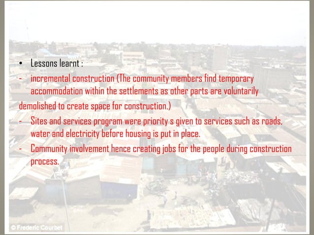 Slum Upgrading project | PDF