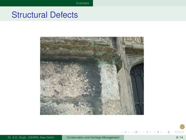 Structural Defect and Deterioration in Heritage Structure | PPT