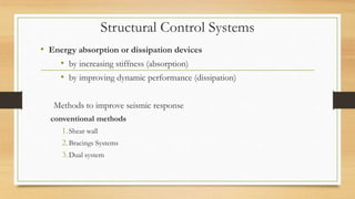 Structural control systems | PPTX