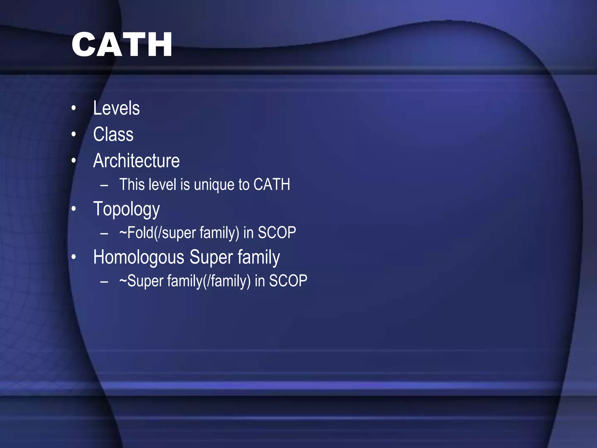 Structural Database And Their Classification By Abdul Qahar Ppt
