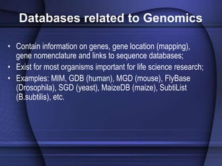 Structural database and their classification by abdul qahar | PPT