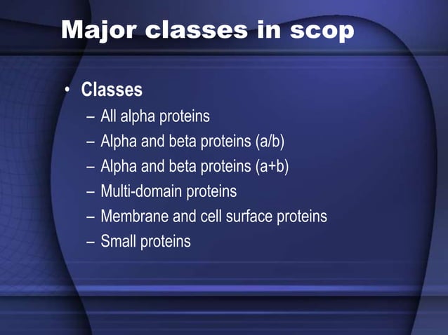 Structural Database And Their Classification By Abdul Qahar Ppt