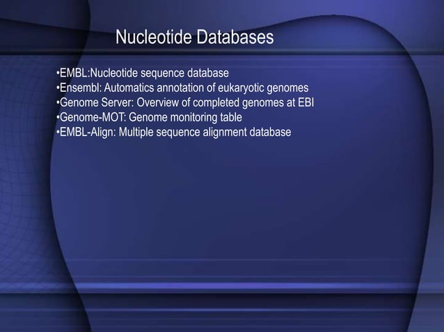 Structural Database And Their Classification By Abdul Qahar Ppt