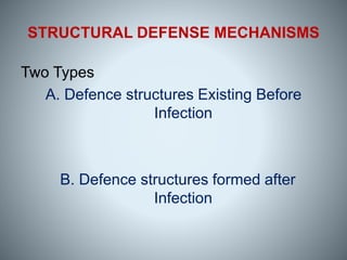 Structural defence machenism | PPTX
