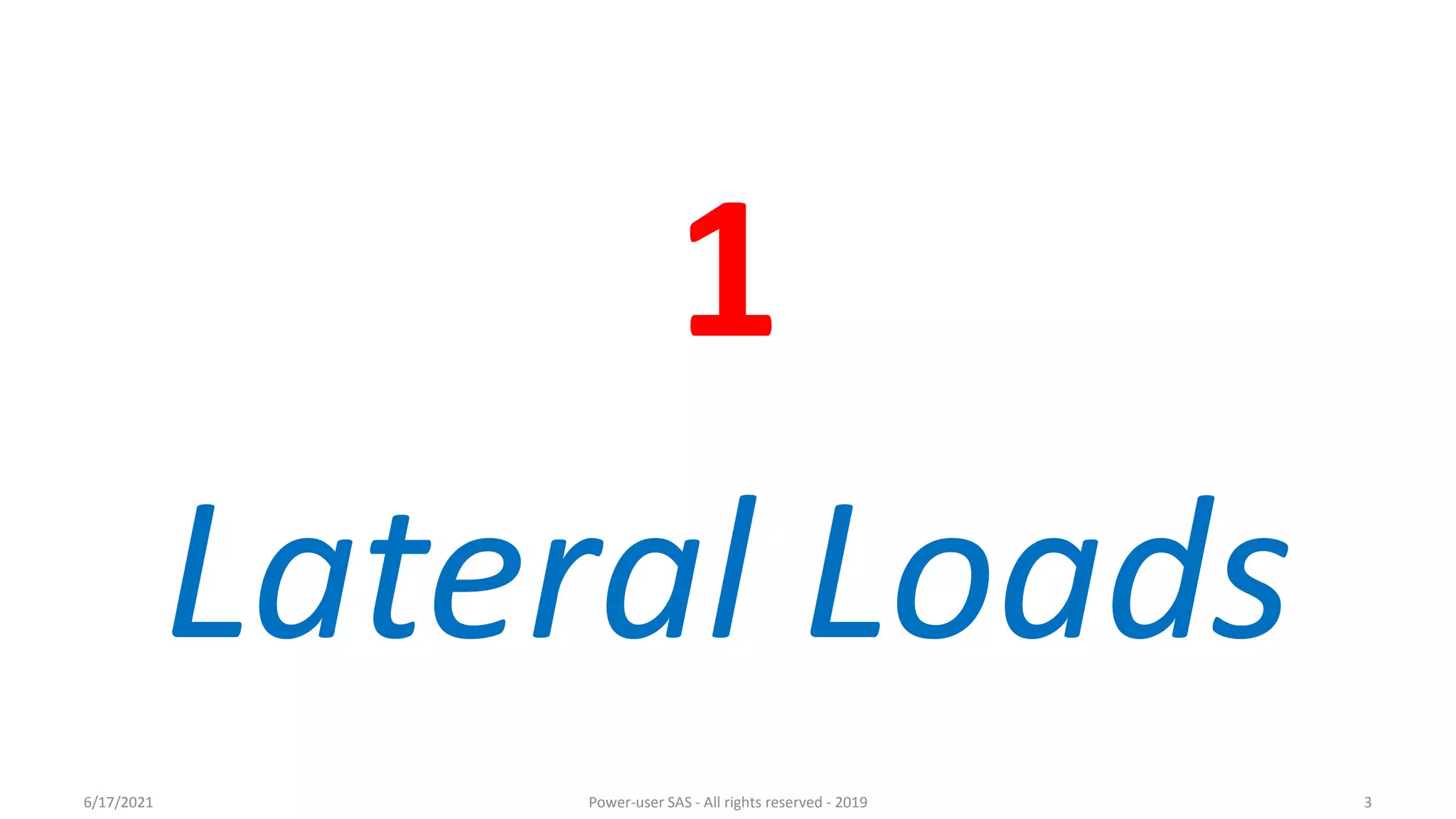 Structural design introduction and wind net calculation | PPT