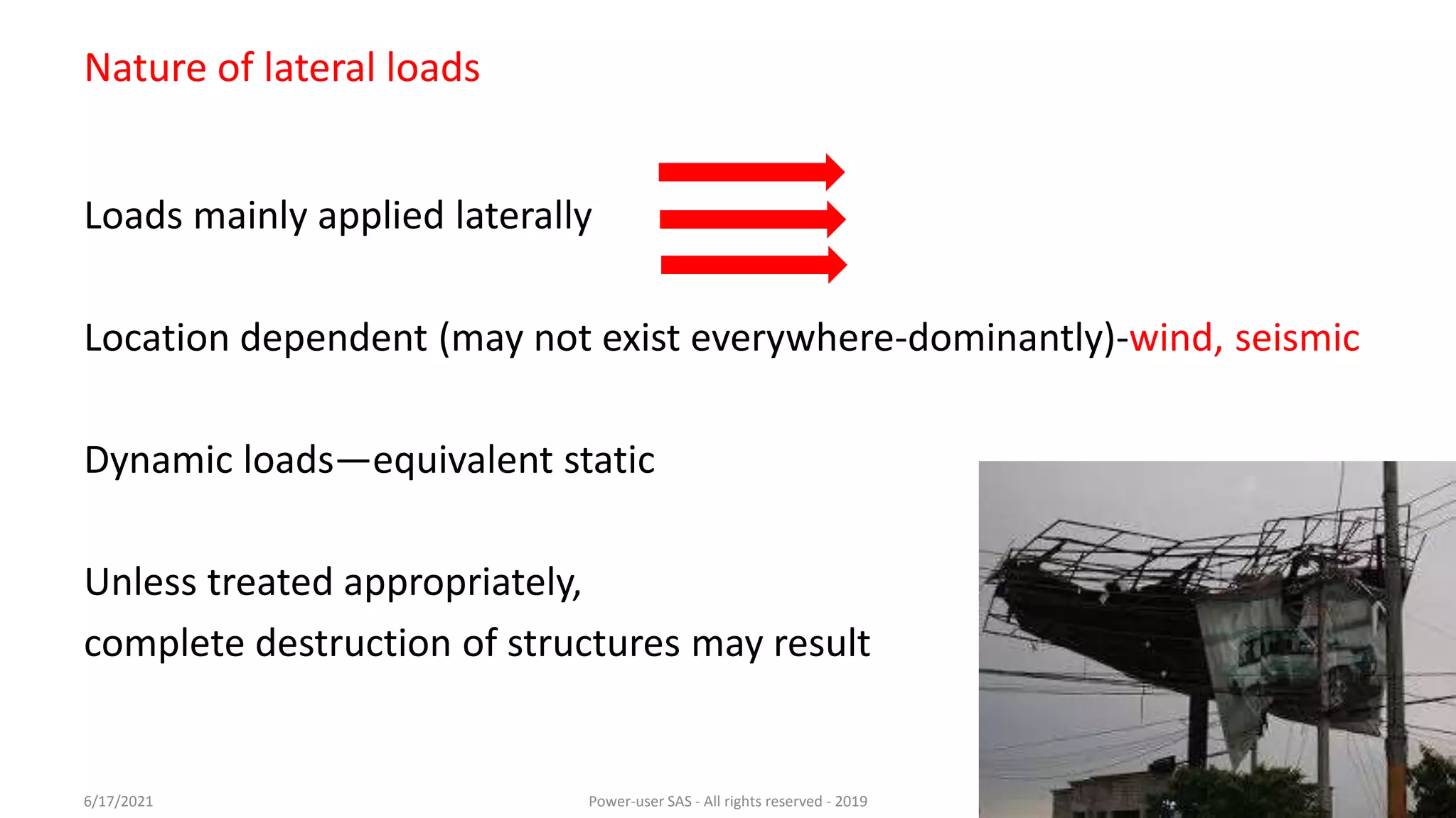 Structural design introduction and wind net calculation | PPT