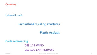 Structural design introduction and wind net calculation | PPT