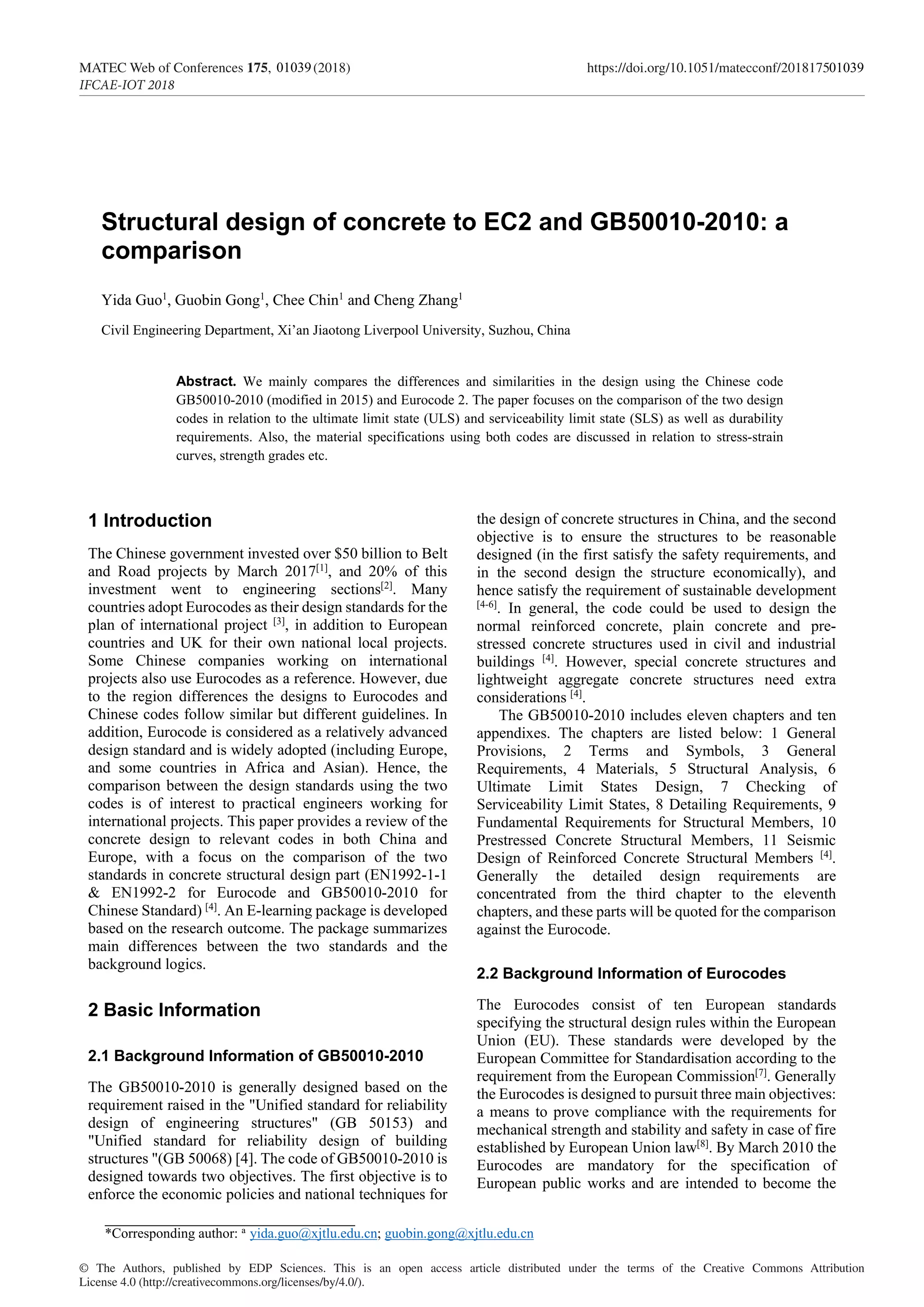 Structural design of_concrete_to_ec2_and_gb50010-2 | PDF