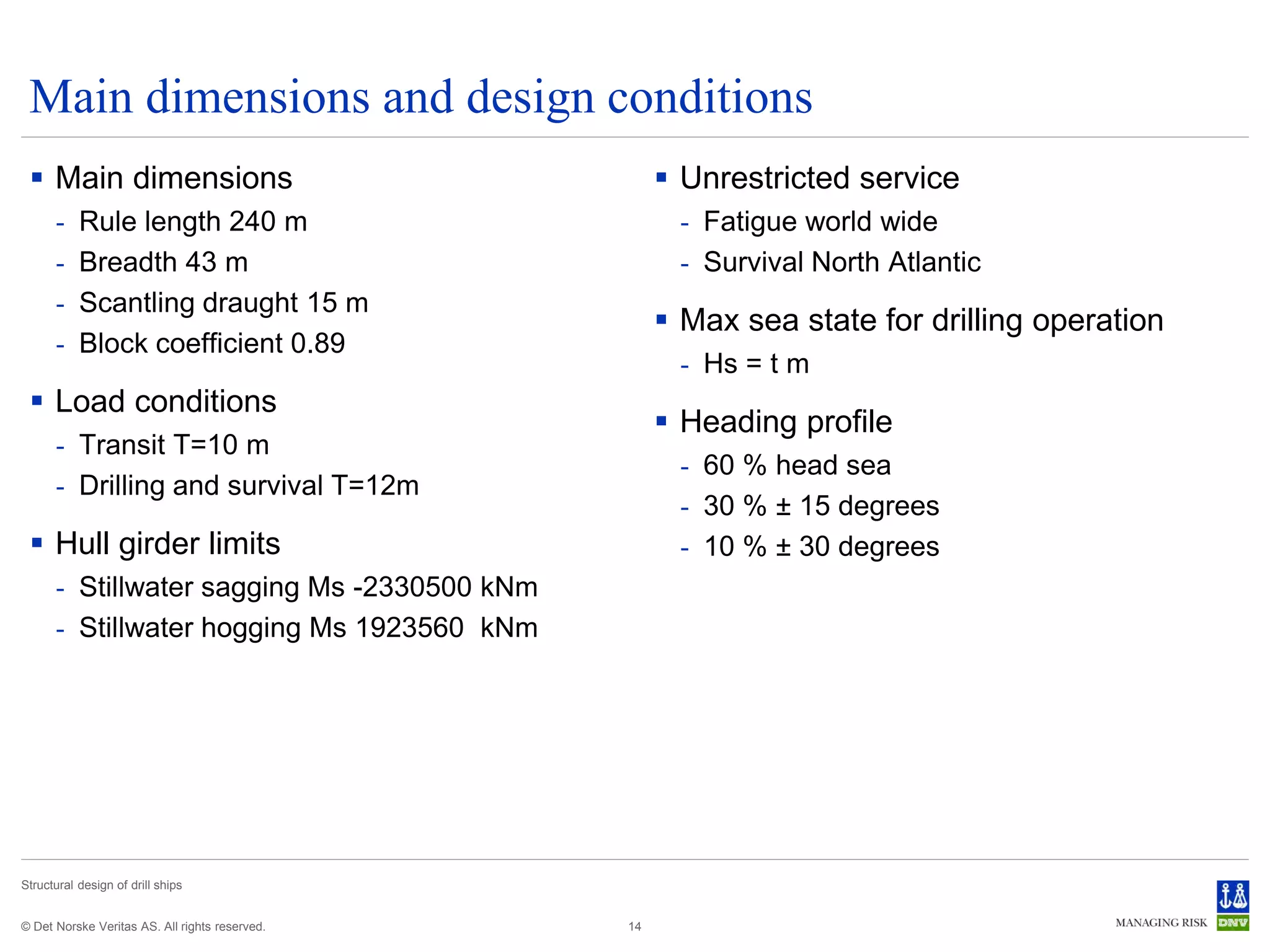 Structural Design of Drill Ships | PDF