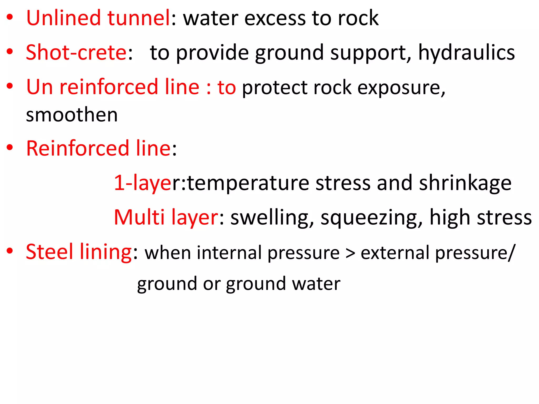 Structural design of tunnel lining | PPTX