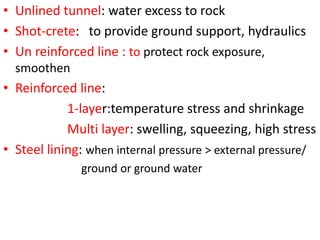 Structural design of tunnel lining | PPTX