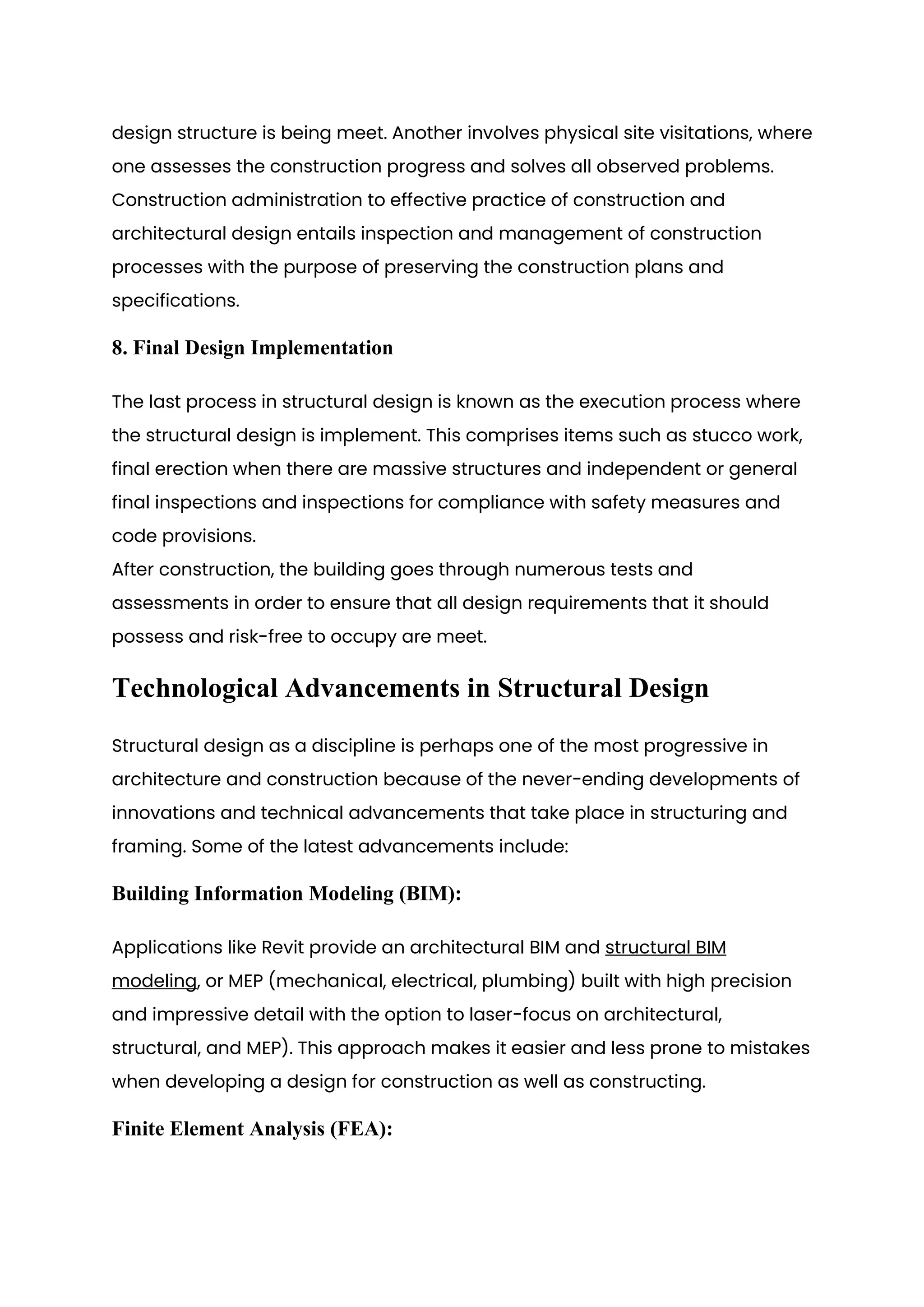 Structural Design Process: Step-by-Step Guide for Buildings | PDF