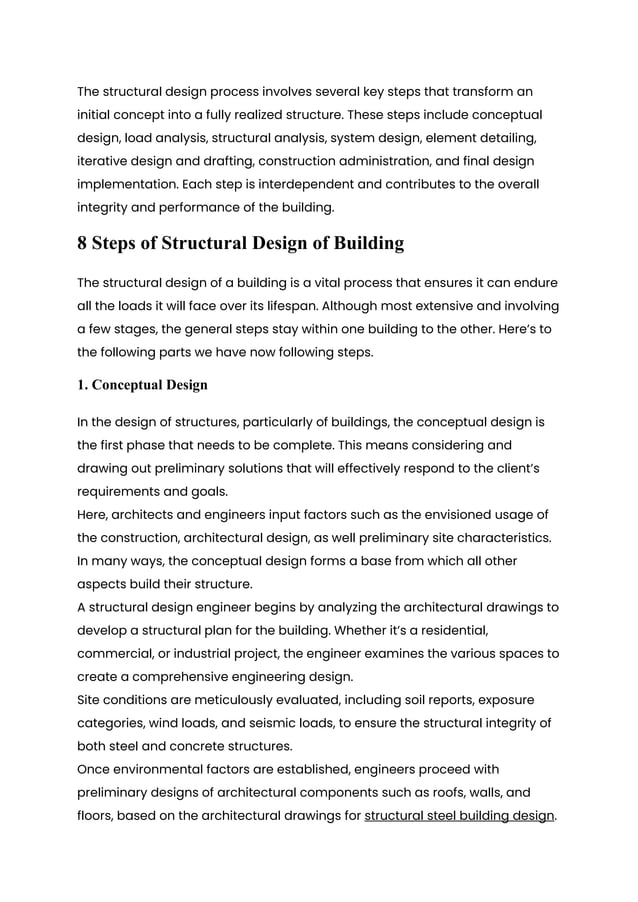 Structural Design Process: Step-by-Step Guide for Buildings | PDF ...