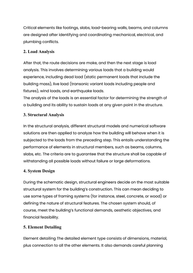 Structural Design Process: Step-by-Step Guide for Buildings | PDF ...