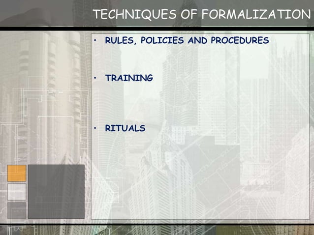 Structural dimensions in organizations | PPTX