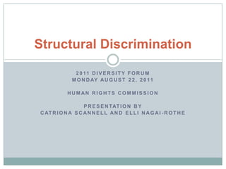 Structural discrimination | PPT