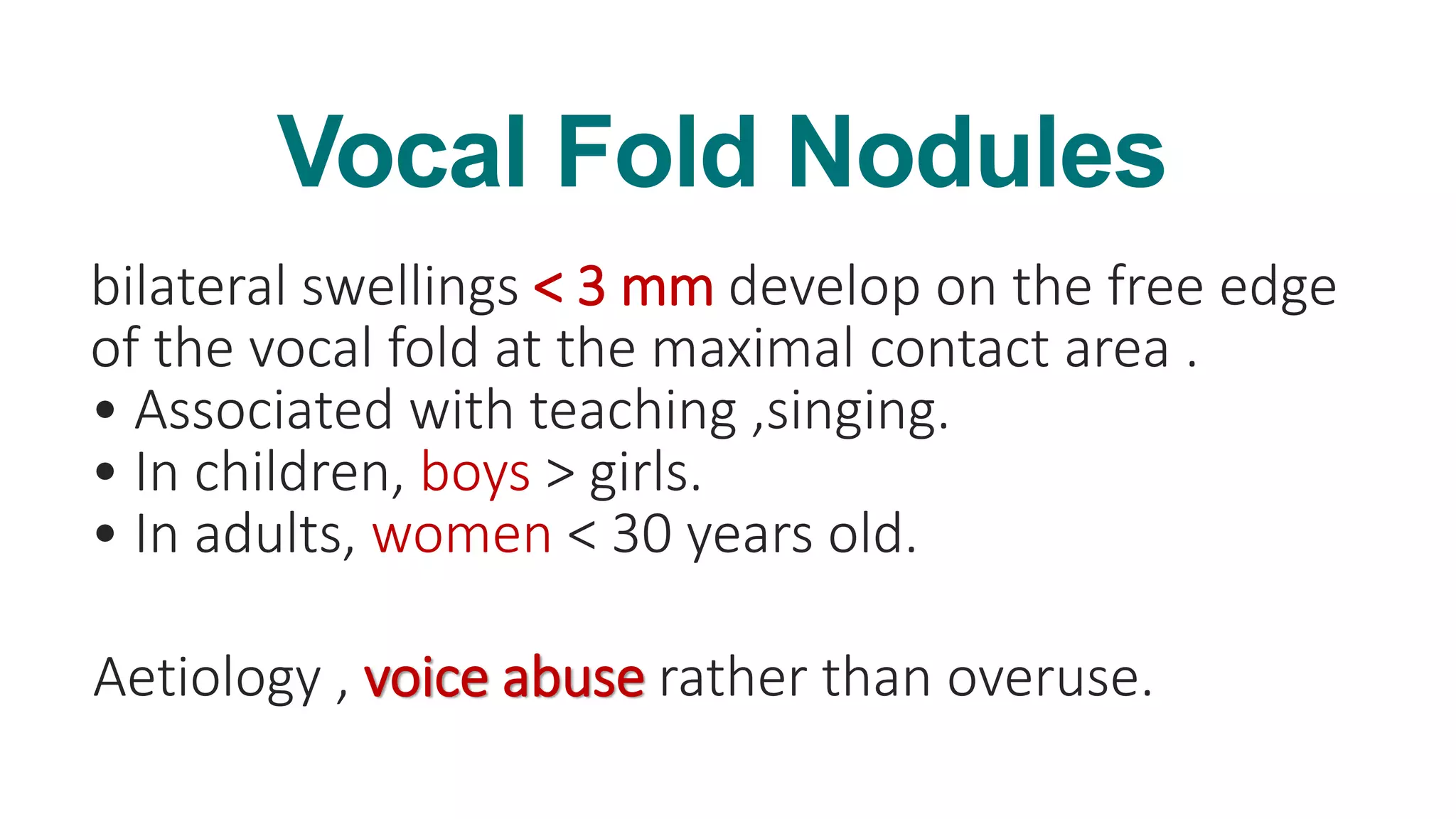 STRUCTURAL DISORDERS of the vocal cords.pptx