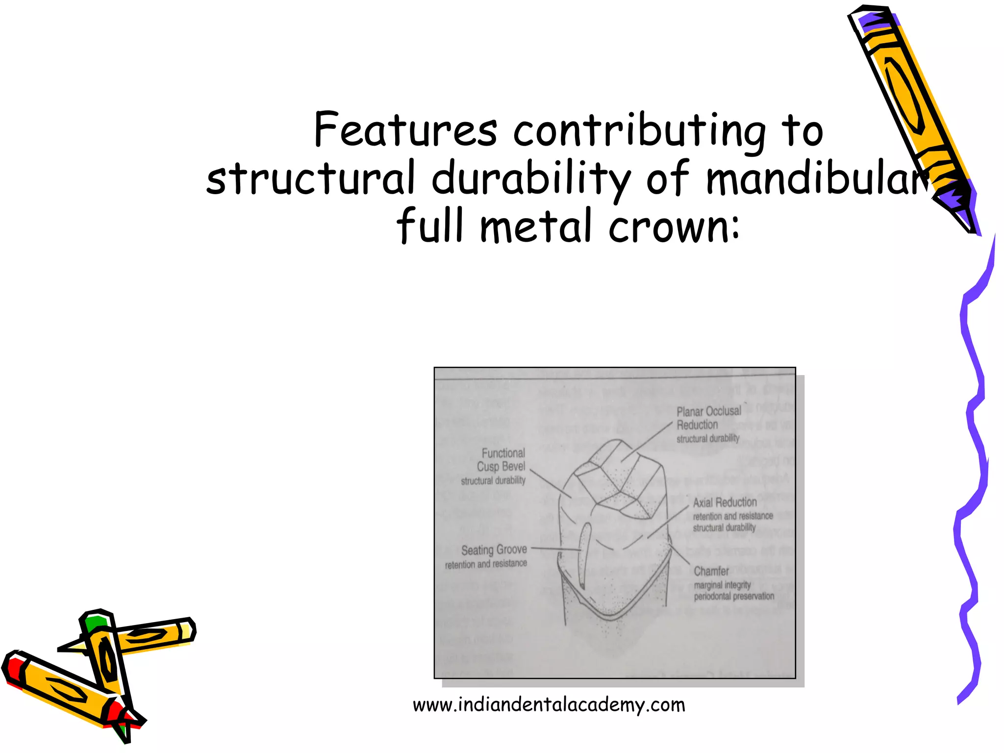 Structural durability /prosthodontic courses/prosthodontic courses | PPT