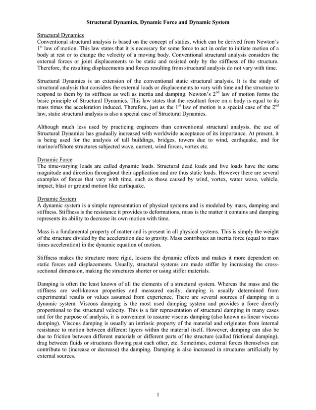 Structural dynamics and earthquake engineering | PDF | Geology | Science