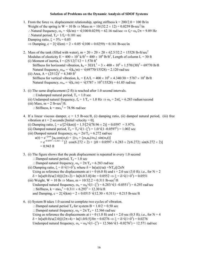 Structural dynamics and earthquake engineering | PDF | Geology | Science