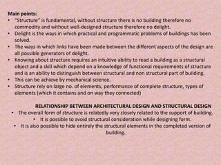 Structural elements and their arrangements | PPTX