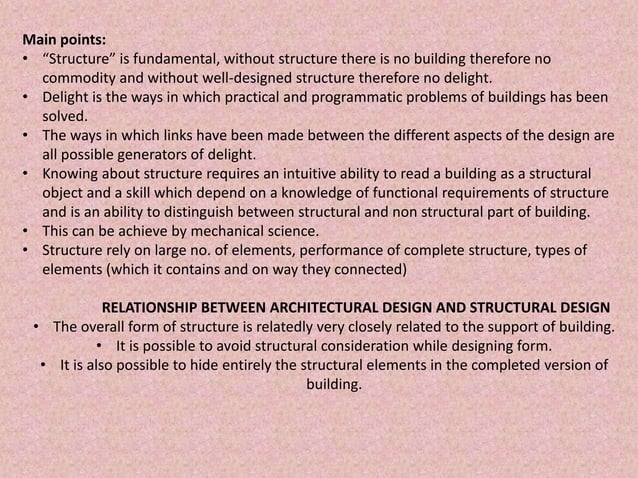 Structural elements and their arrangements | PPTX