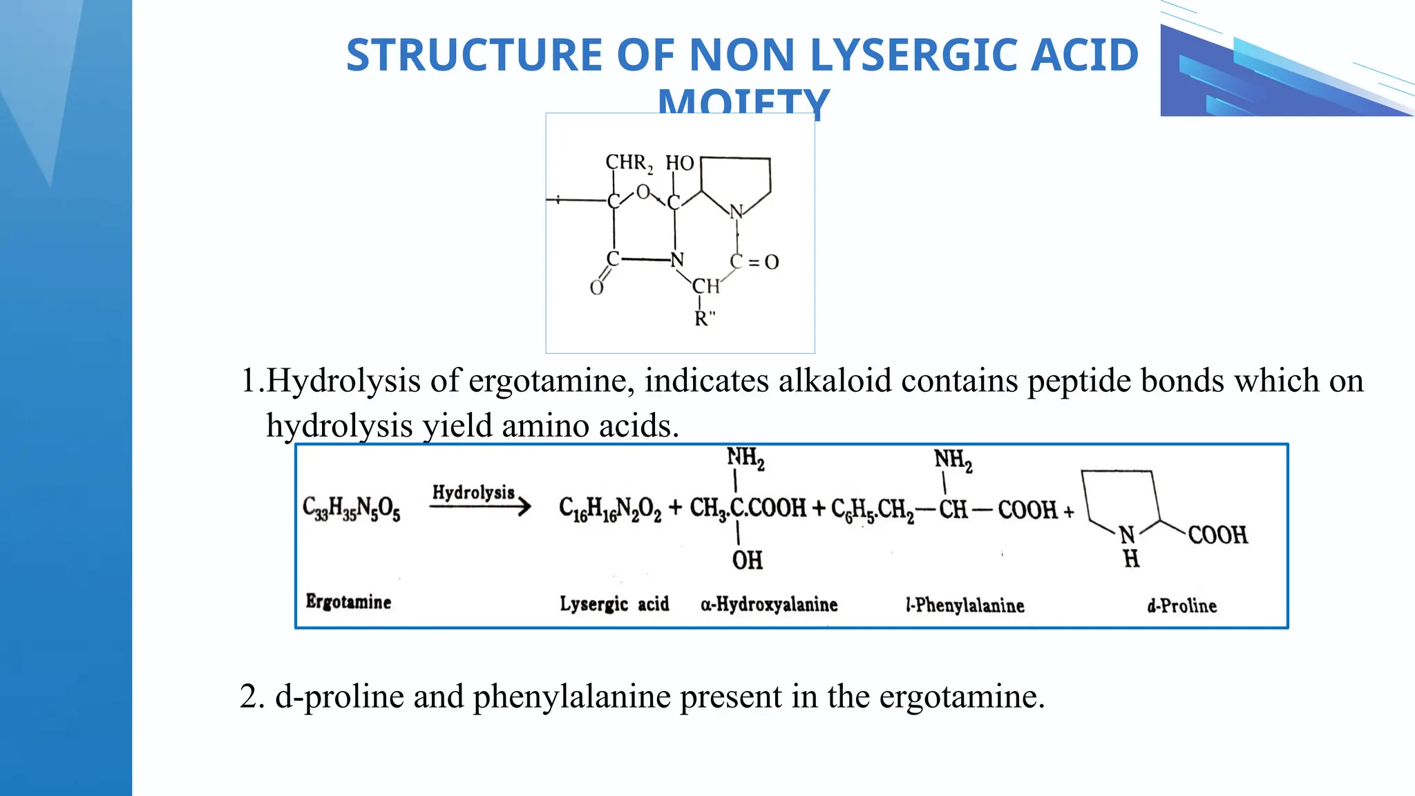 Structural elucidation and stereochemistry of ergot alkaloid.pptx