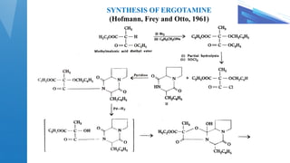 Structural elucidation and stereochemistry of ergot alkaloid.pptx