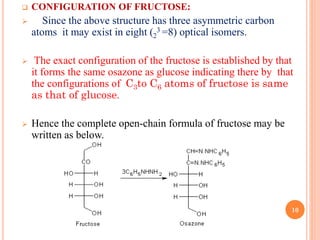Structural elucidation of fructose | PPTX