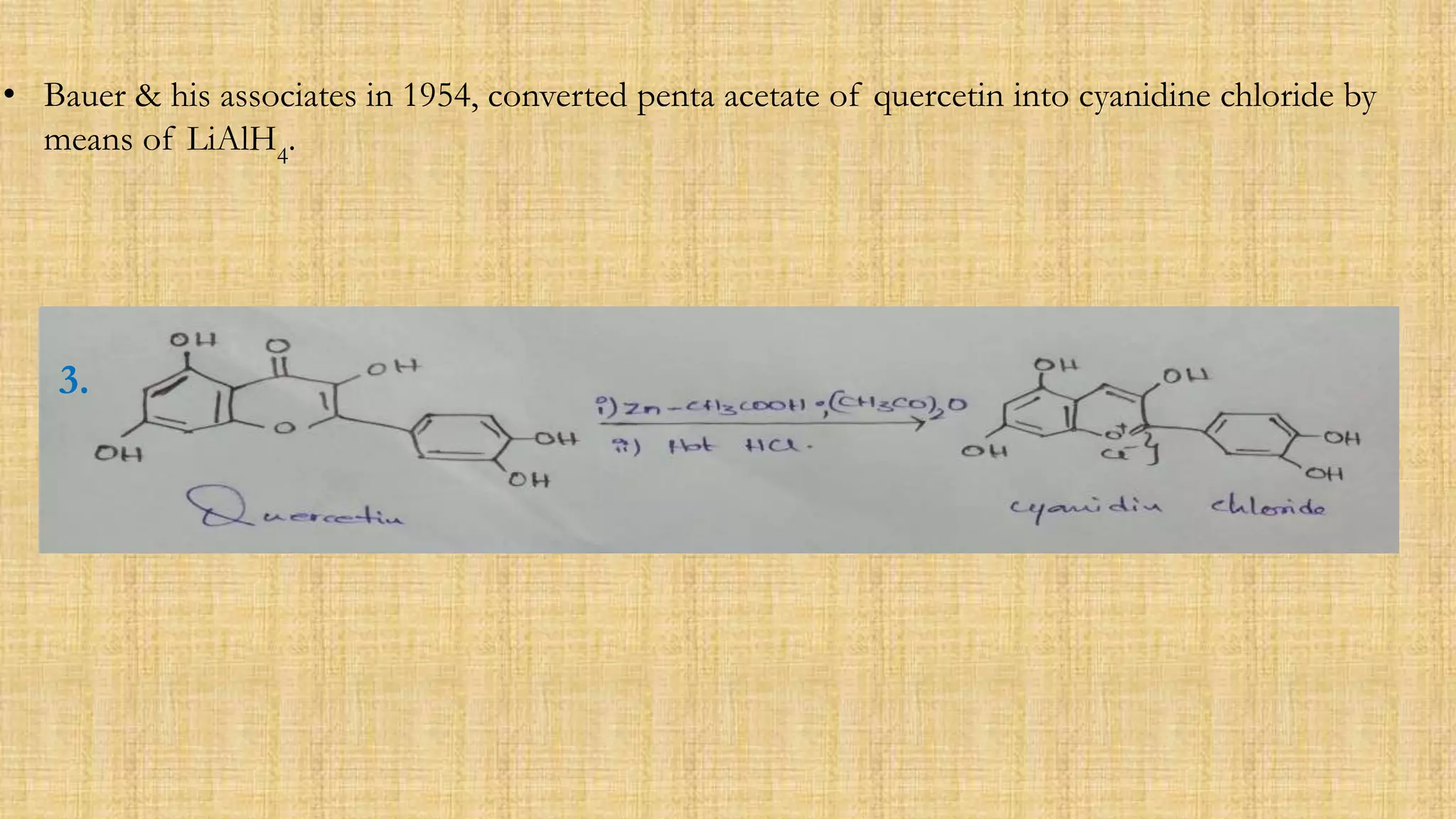 Structural elucidation of quercetin | PPTX