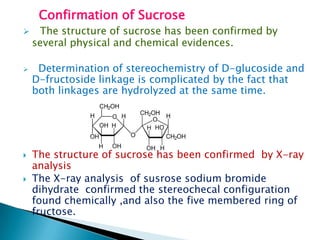 Structural elucidation of sucrose | PPTX