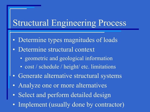 Structural Engineering.ppt | Civil Engineering Industry | Industries