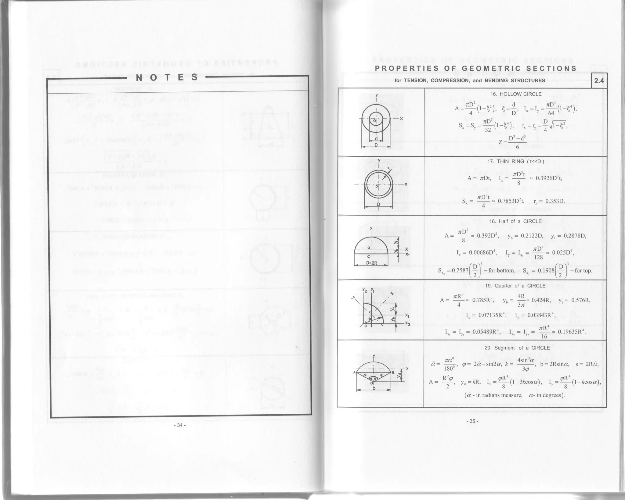 Structural engineering formulas | PDF