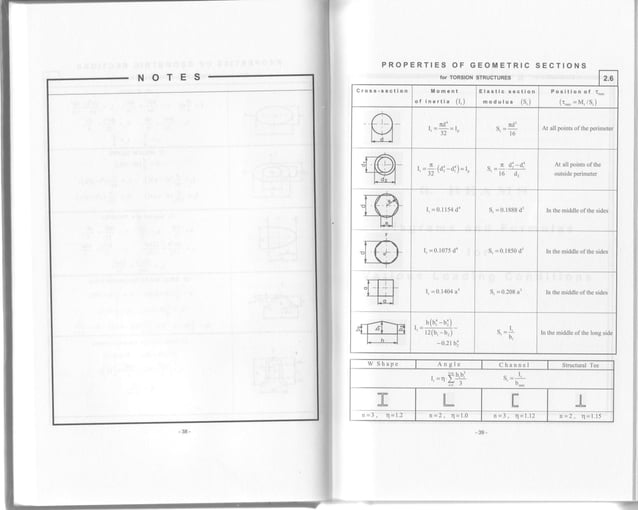 Structural engineering formulas | PDF