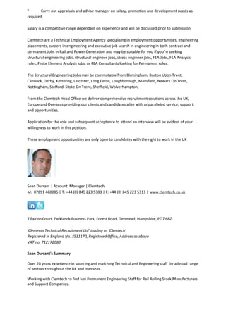 Structural Engineering Jobs Ref 1401-21 | PDF