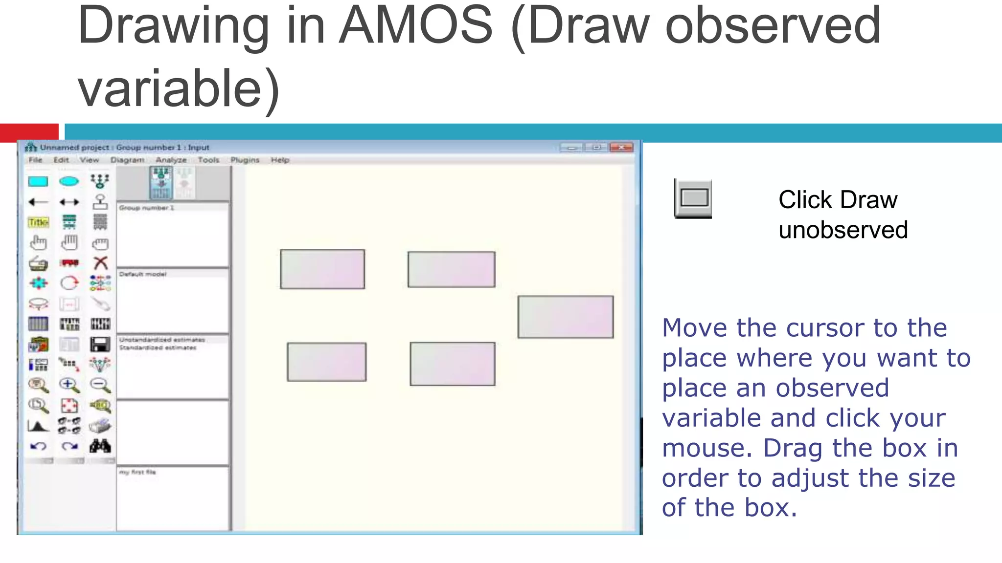 Structural equation modeling in amos | PPTX