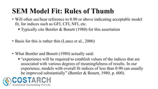 Structural Equation Modelling (SEM) Part 3 | PDF
