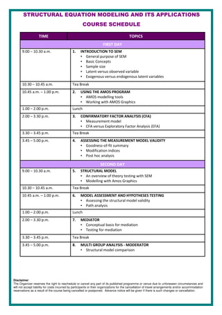 Structural Equation Modelling Workshop Sept 2012 | PDF | Business ...