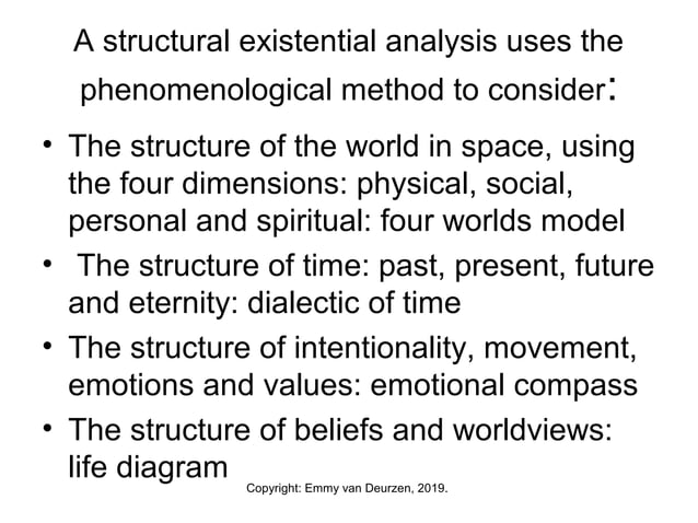 Structural existential analysis slides | PPT