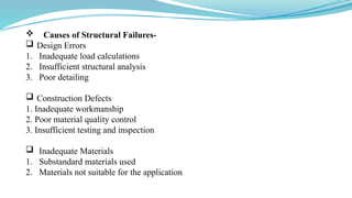 Structural Failures Due To Design Errors, Construction Defects Or ...